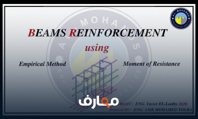 شرح Beams Reinforcement 2 تسليح الكمرات معتمد - منصة معارف